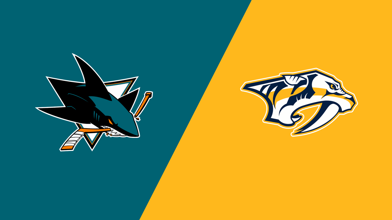 San Jose Sharks vs. Nashville Predators 1/21/25 - Stream the Game Live ...