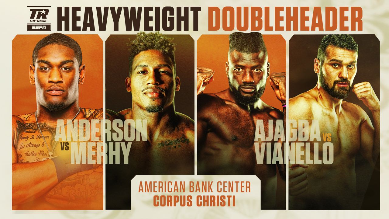 Top Rank Boxing on ESPN: Anderson vs. Merhy (Main Card) (4/13/24 ...