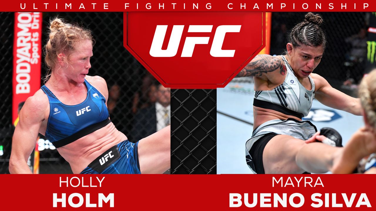 UFC Live Presented by DraftKings Sportsbook: Holm vs. Bueno Silva (7/14 ...