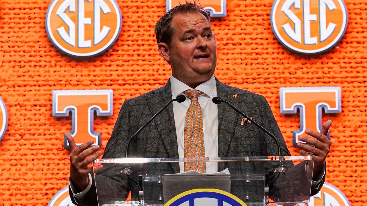 2023 SEC Football Media Days - Coach Josh Heupel (7/20/23) - Live ...