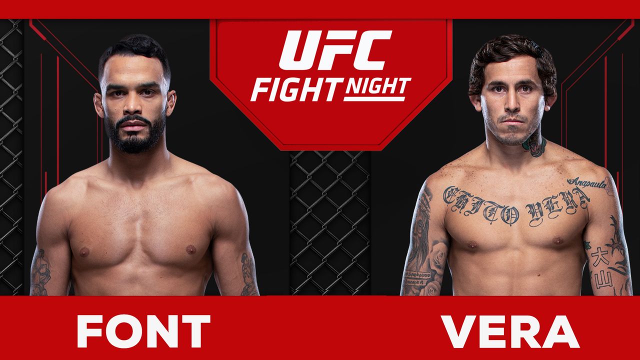 UFC Live presented by DraftKings Sportsbook: Font vs. Vera (4/29/22 ...